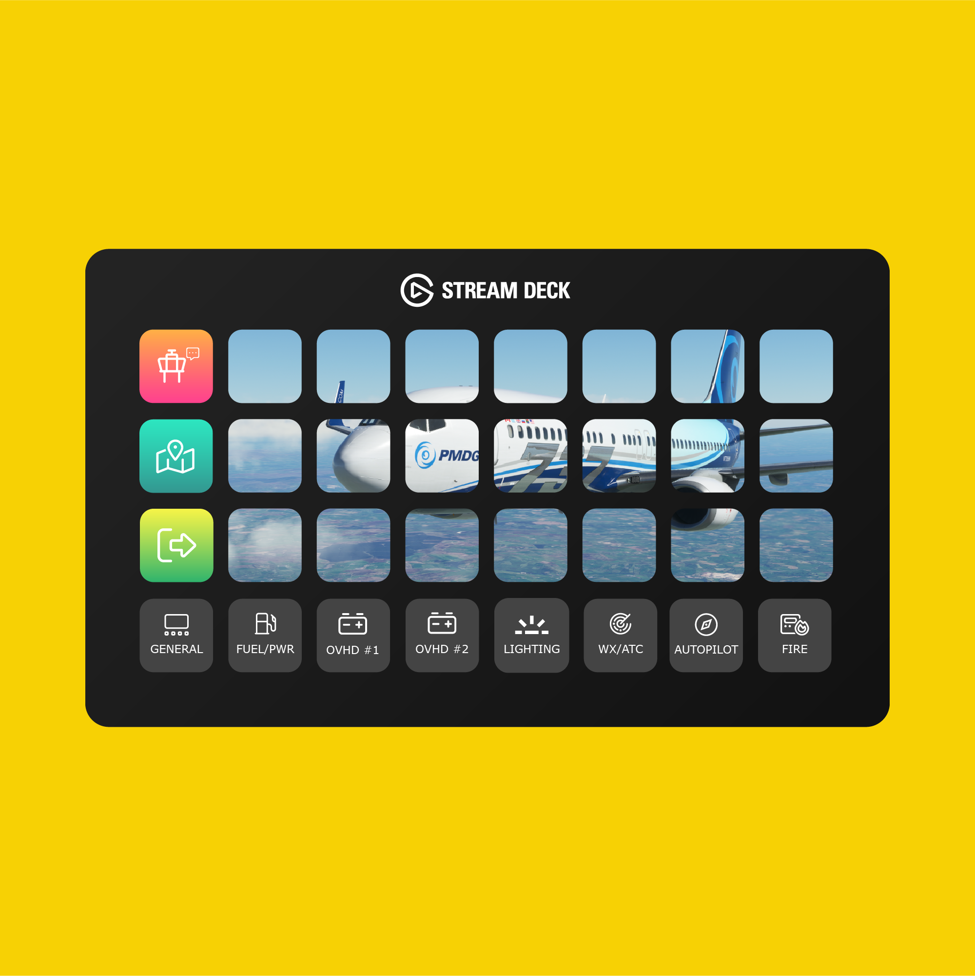 Microsoft Flight Simulator Stream Deck Profiles – Flight Panels