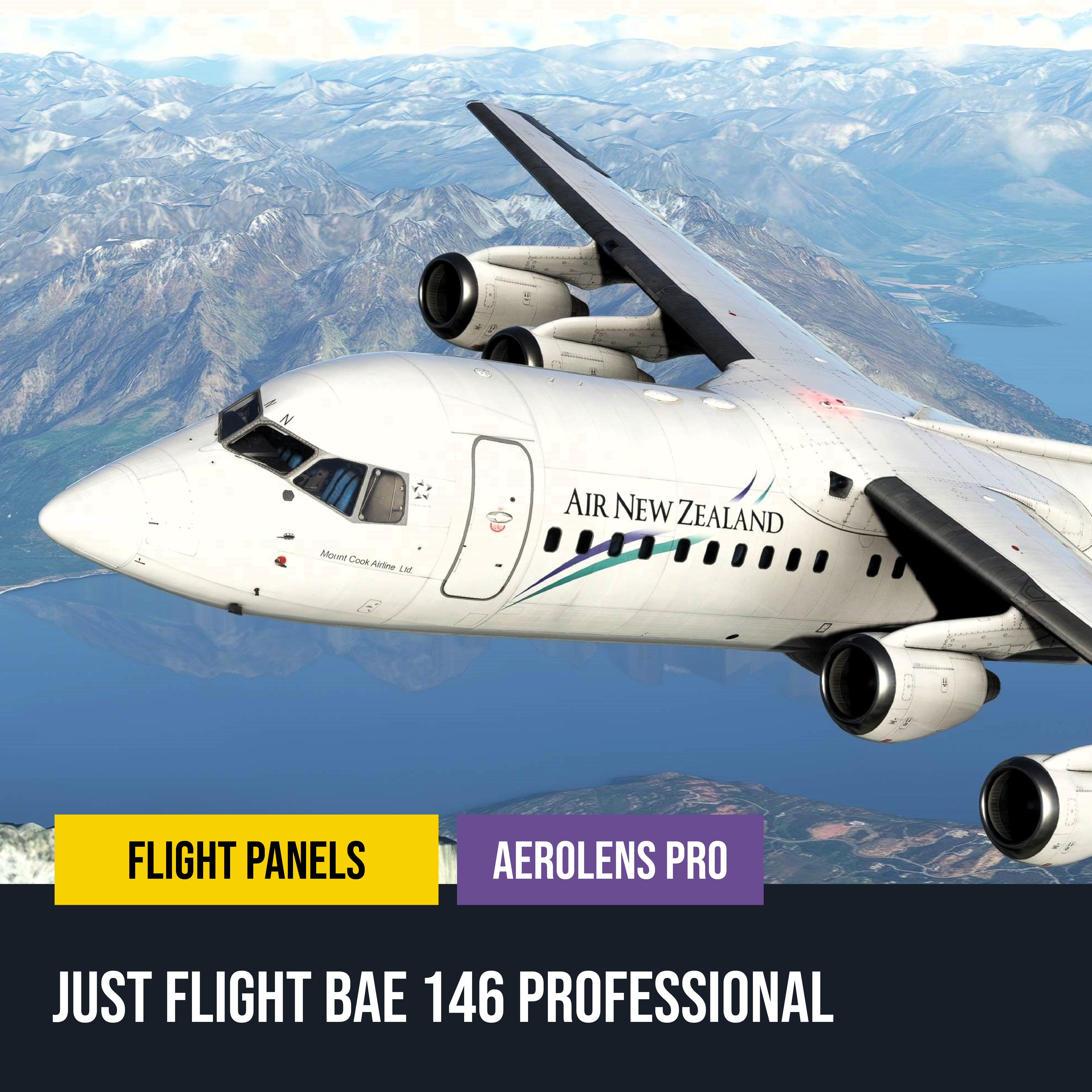 AeroLens Pro - Just Flight BAE 146 Professional – Flight Panels