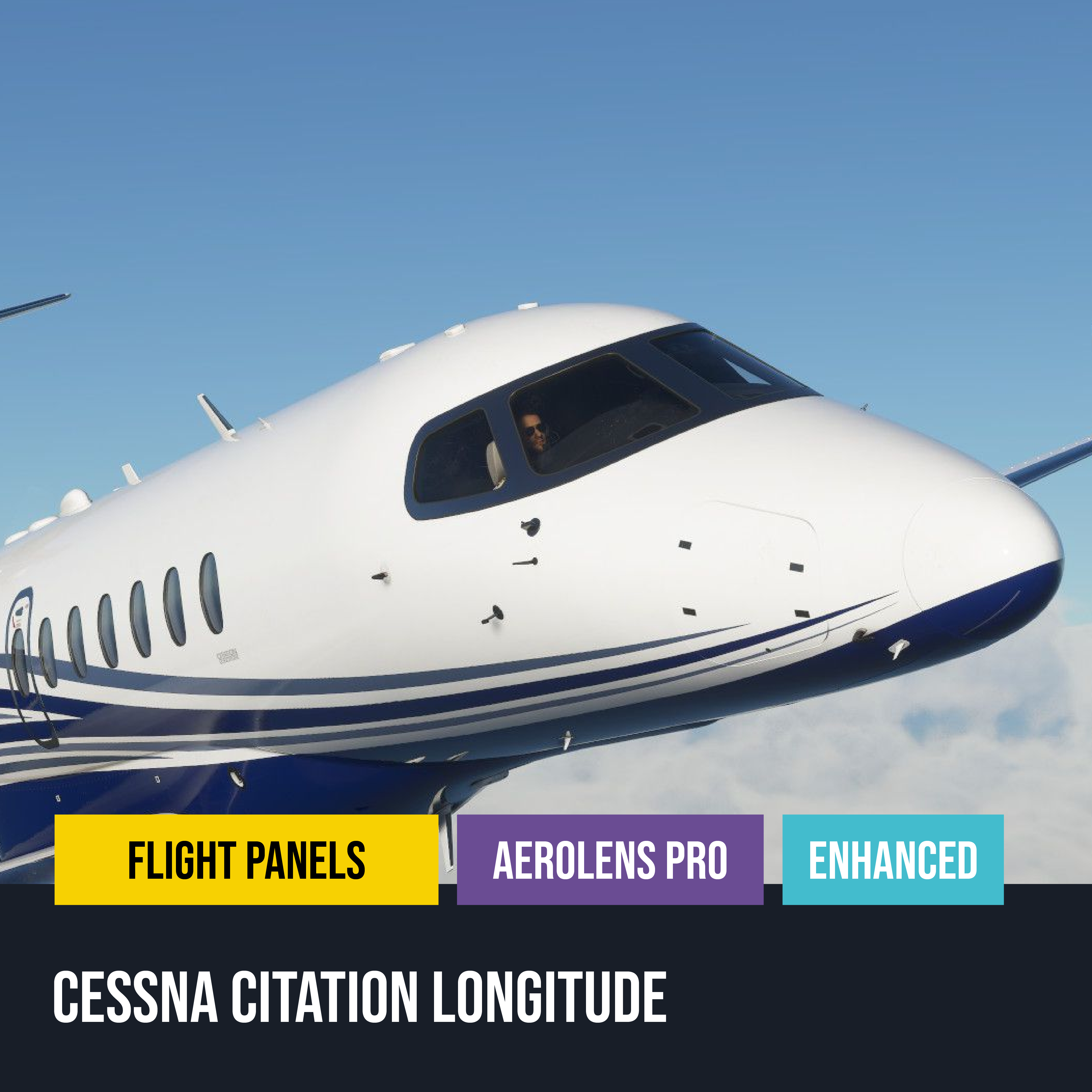 AeroLens Pro Enhanced - Asobo Cessna Citation Longitude – Flight Panels
