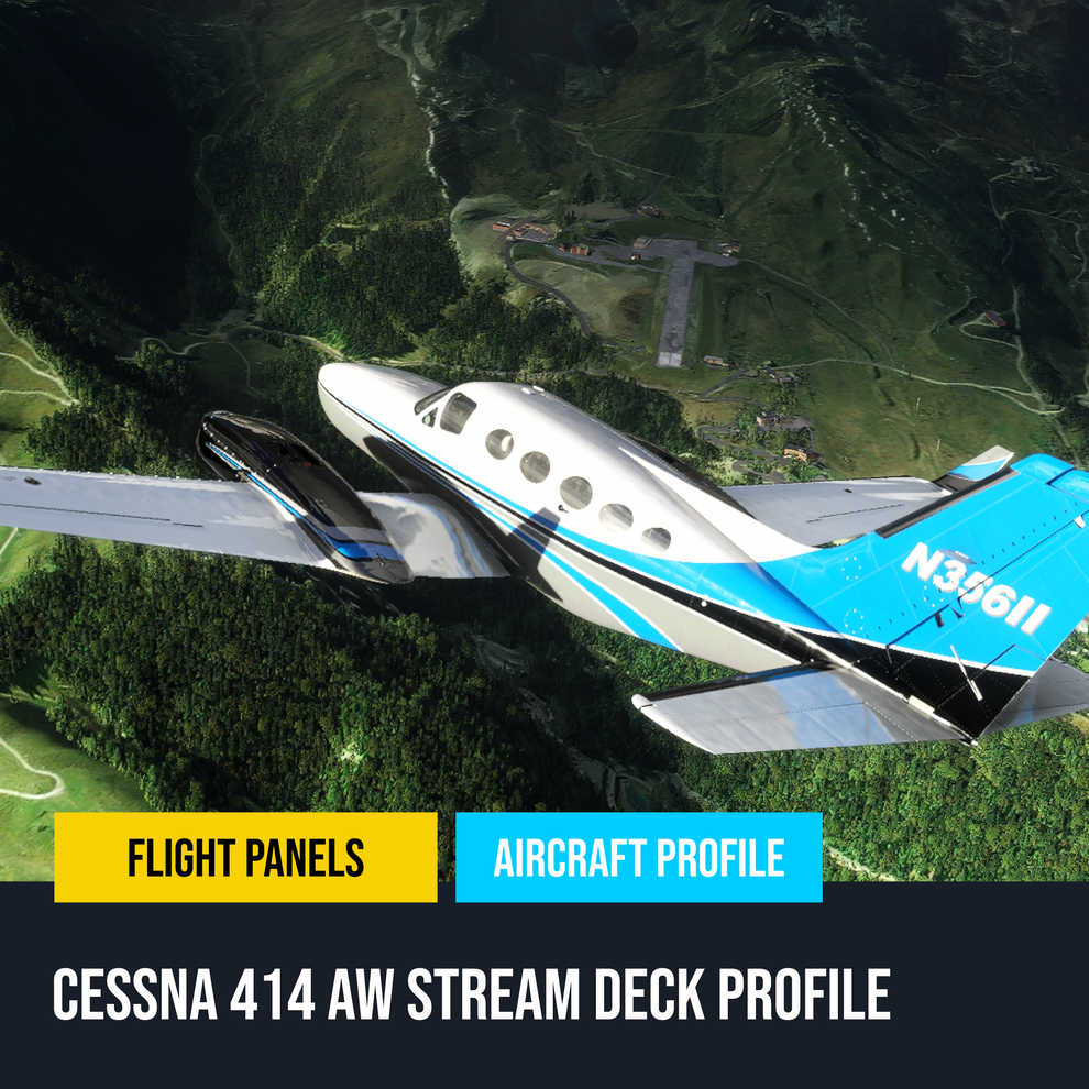 Cessna 414 AW Chancellor Stream Deck Profiles for Microsoft Flight ...