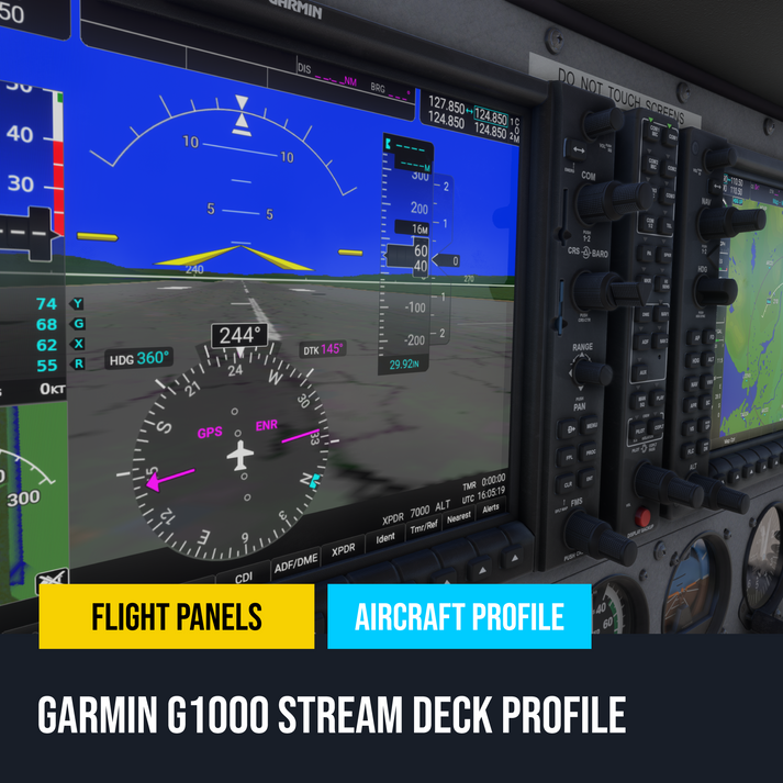 Cessna 172 Skyhawk Stream Deck Profile – Flight Panels