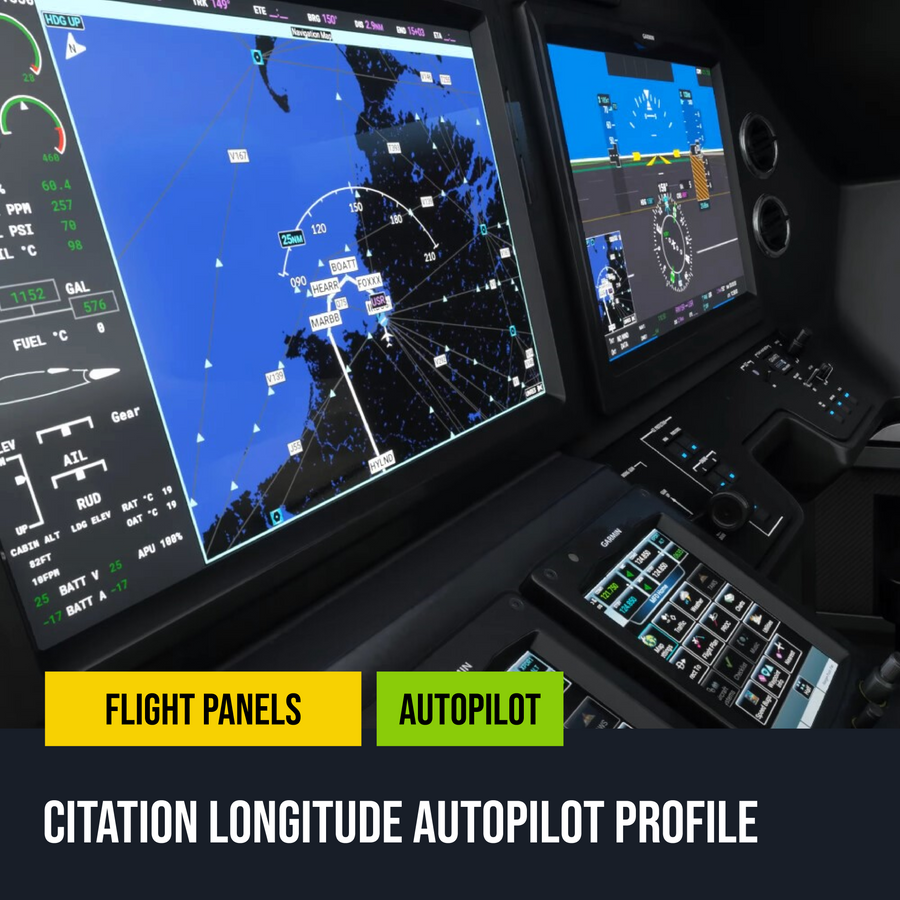 Cessna Citation Longitude Stream Deck + Autopilot Profile for Microsoft ...