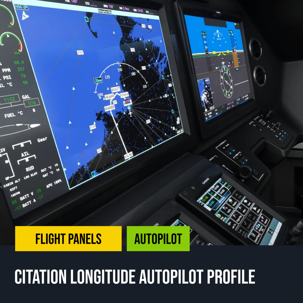 Cessna Citation Longitude Stream Deck + Autopilot Profile for Microsoft ...
