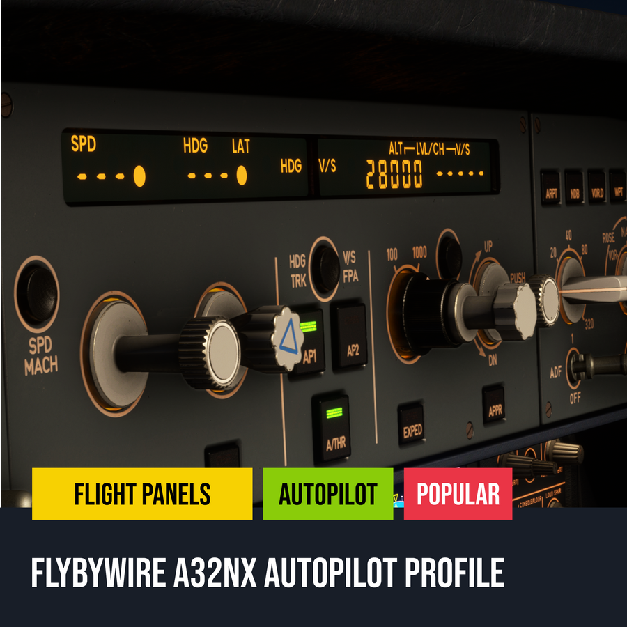 FlyByWire A32NX Stream Deck + Autopilot Profile for Microsoft Flight Simulator – Flight Panels