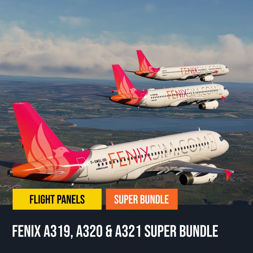 Fenix A319, A320 & A321 Stream Deck Super Bundle – Flight Panels