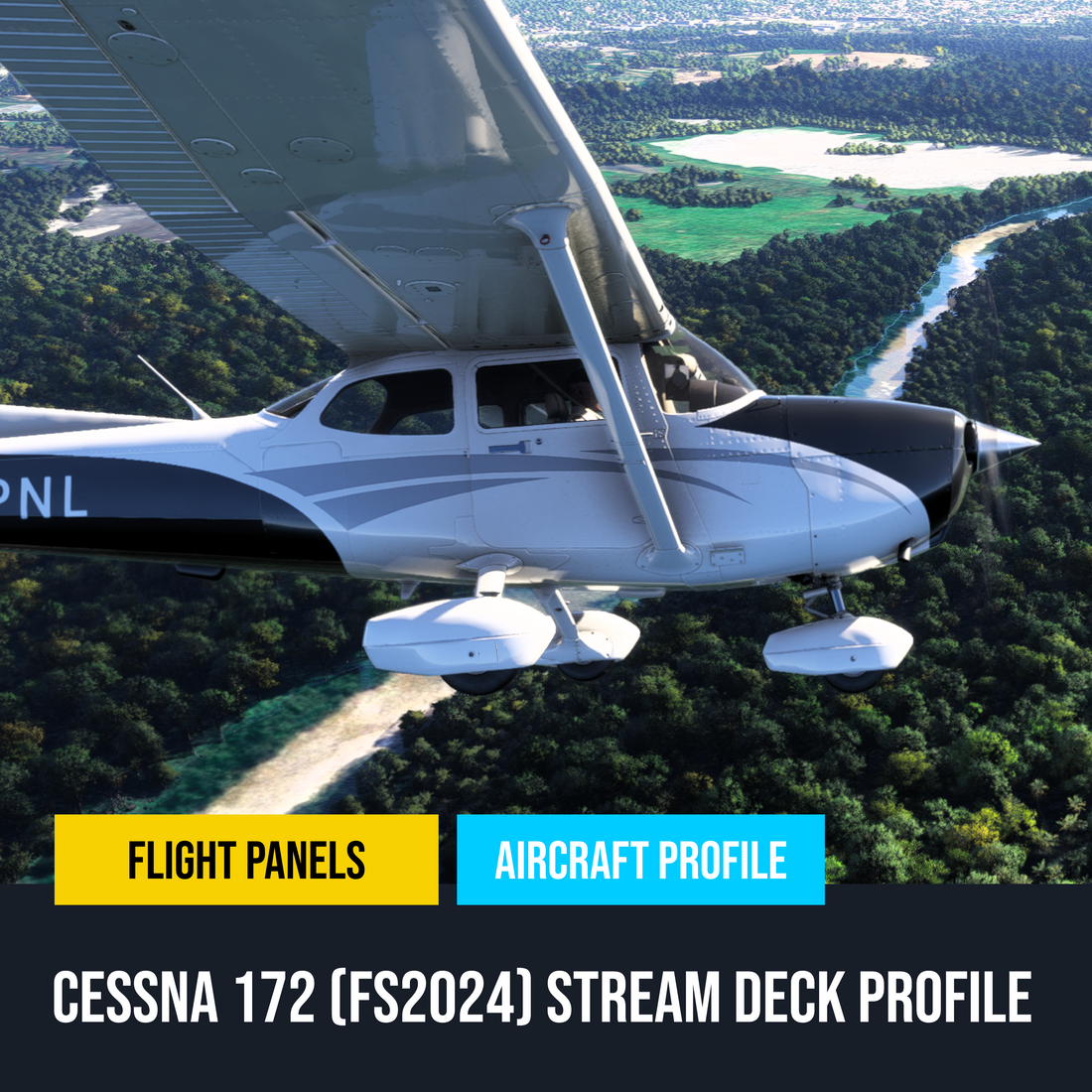 Cessna 172 Skyhawk (G1000) Stream Deck Profile – Flight Panels