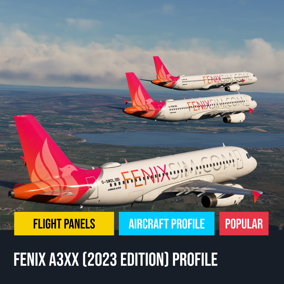 New! Fenix A3XX (2025 Edition) Stream Deck Super Bundle – Flight Panels