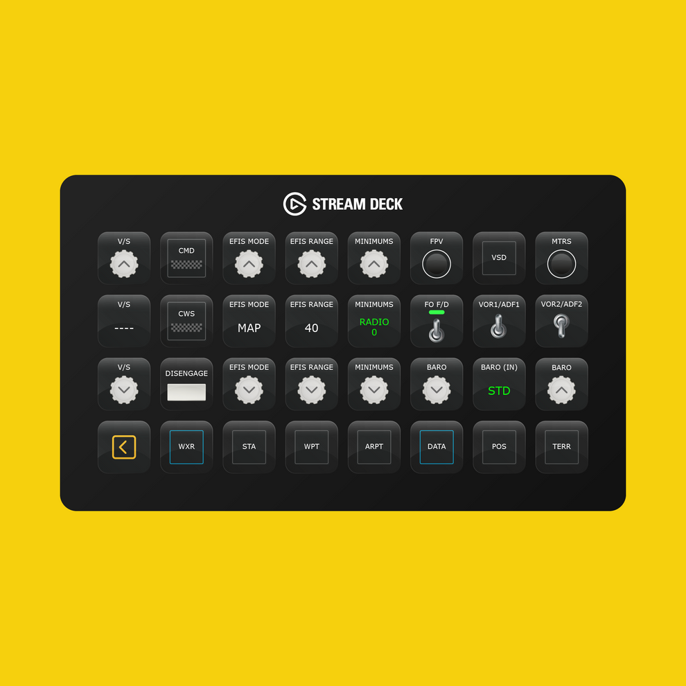 Asobo Boeing 737 Max 8 Stream Deck XL Autopilot Profile for Microsoft ...