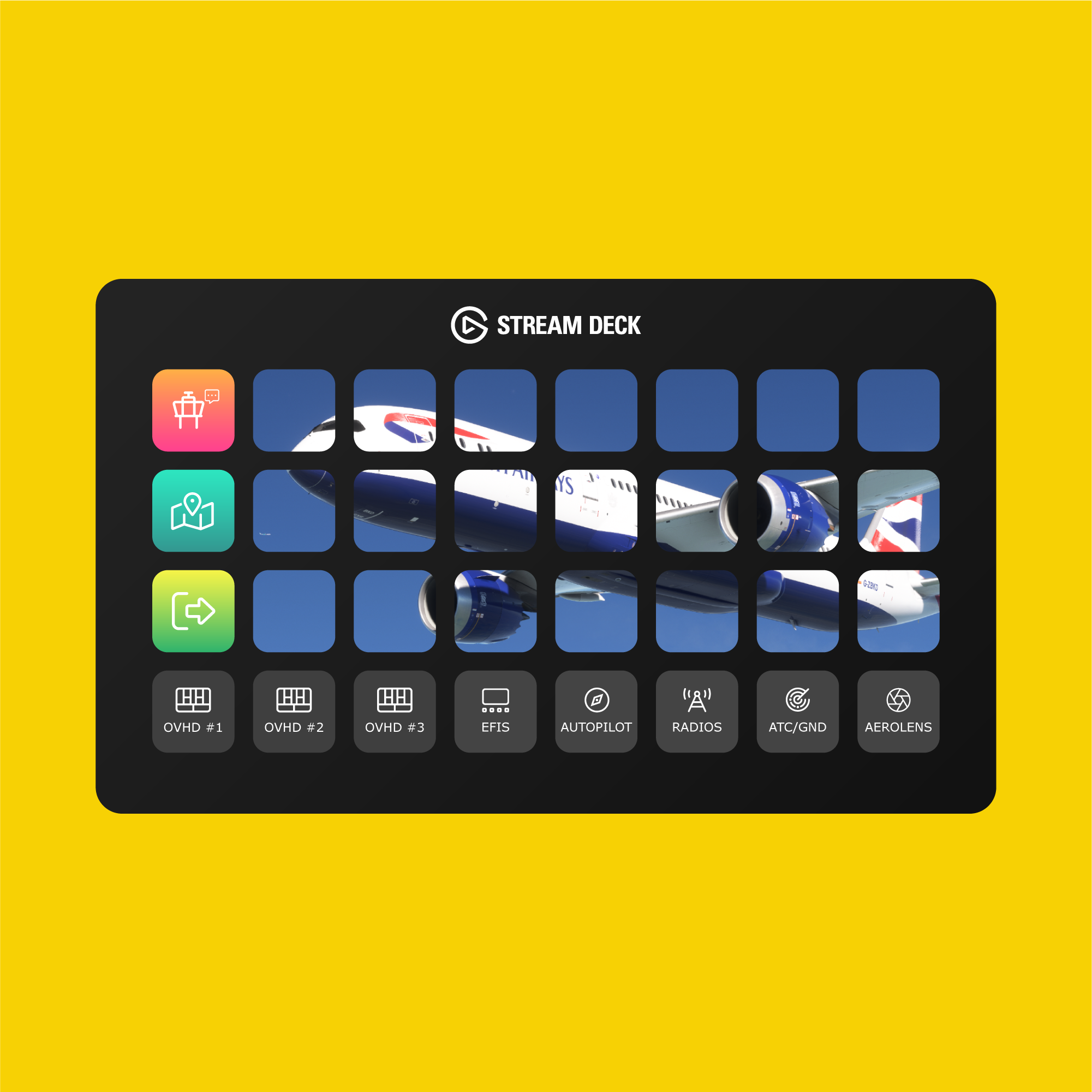Microsoft Flight Simulator Stream Deck Profiles – Flight Panels