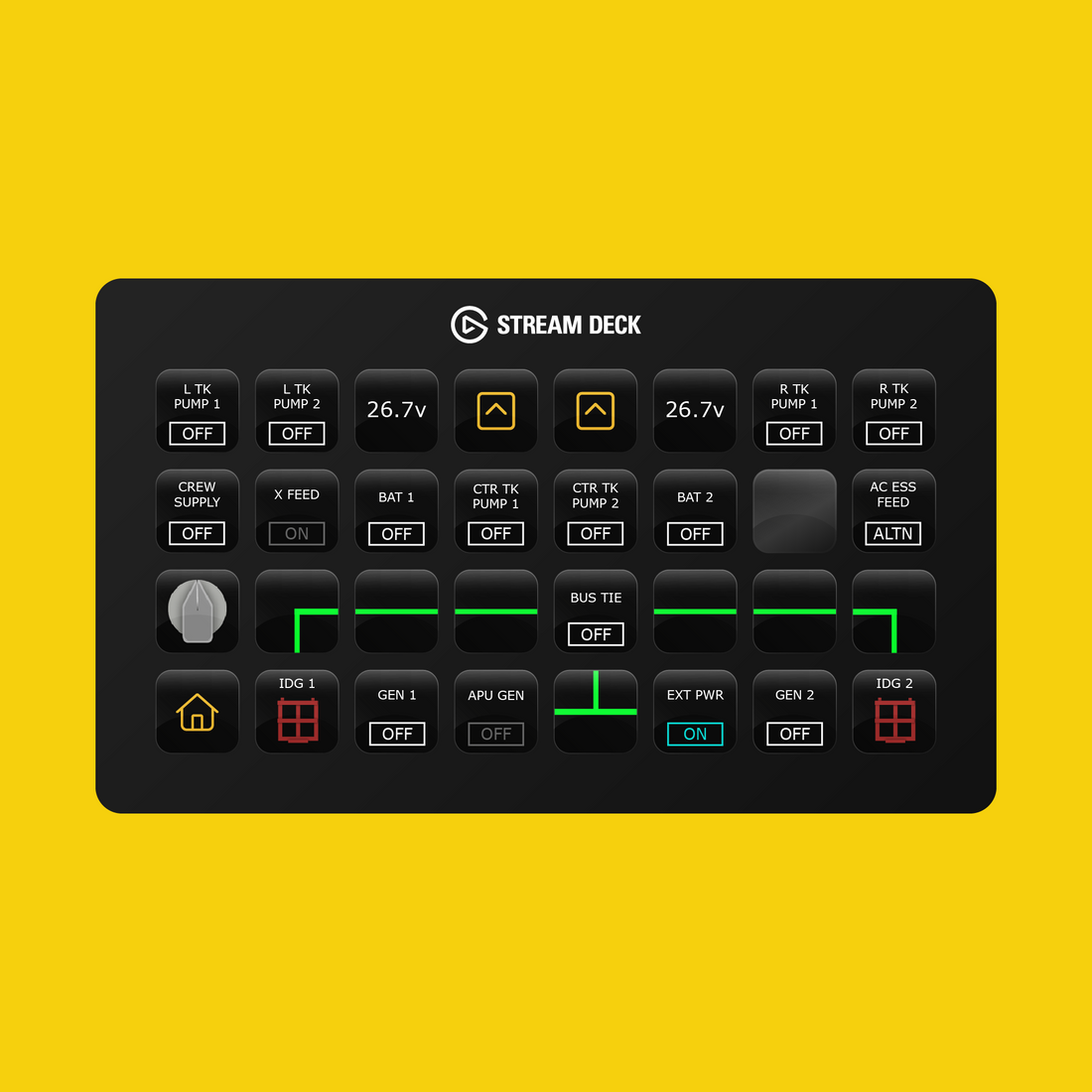 Fenix A319, A320 & A321 Stream Deck Profile for Microsoft Flight ...