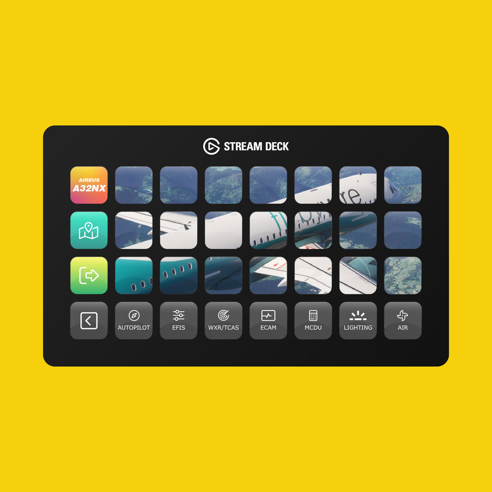 New! FlyByWire A32NX (2026 Edition) Stream Deck Profile – Flight Panels