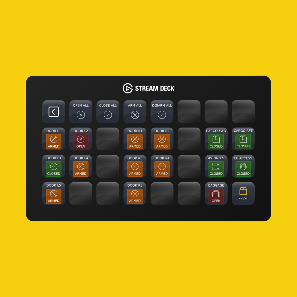 PMDG 777 Stream Deck Profile for Microsoft Flight Simulator – Flight Panels